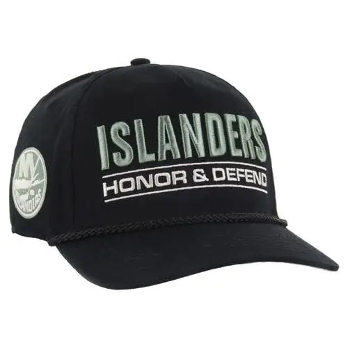 '47 New York Islanders Oht Homeland Honor And Defend Hitch Adjustable Cap - Black