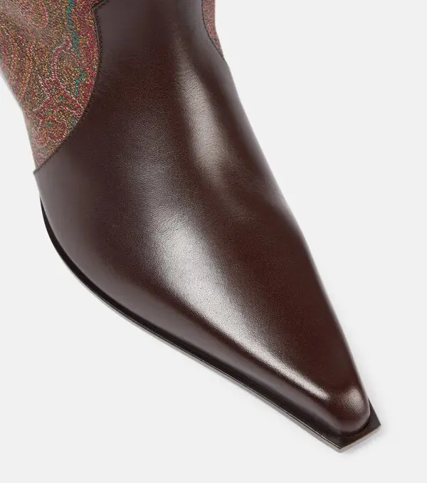 Etro Paisley Knee-high Boots