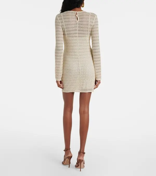 Missoni Lamé Minidress - Beige