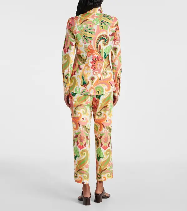 Etro Paisley Cotton-blend Poplin Shirt