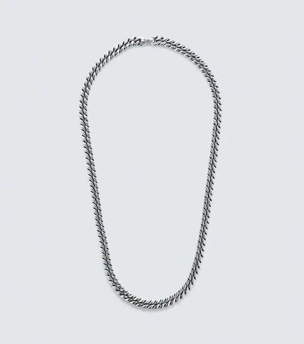 David Yurman Sterling Box Chain Necklace - Silver