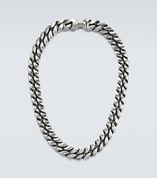 David Yurman Sterling Box Chain Necklace - Silver