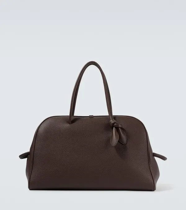 Jacquemus Turismo Large Leather Duffle Bag - Brown