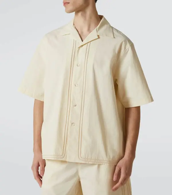 Commas Cotton Bowling Shirt