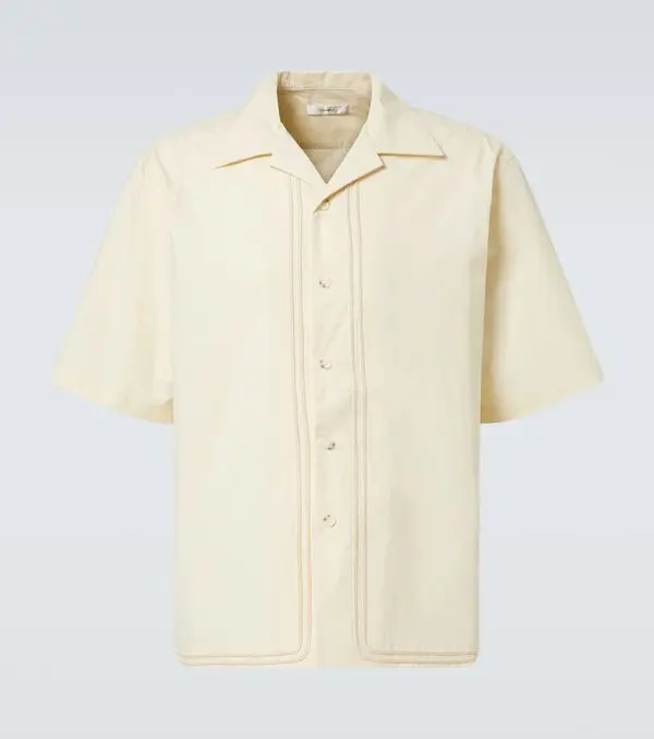 Commas Cotton Bowling Shirt