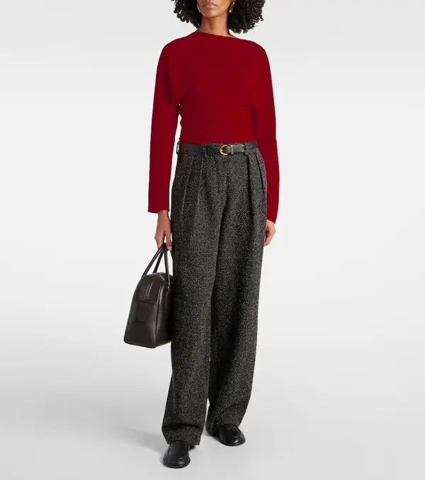 Proenza Schouler Keegan Gathered Top - Red