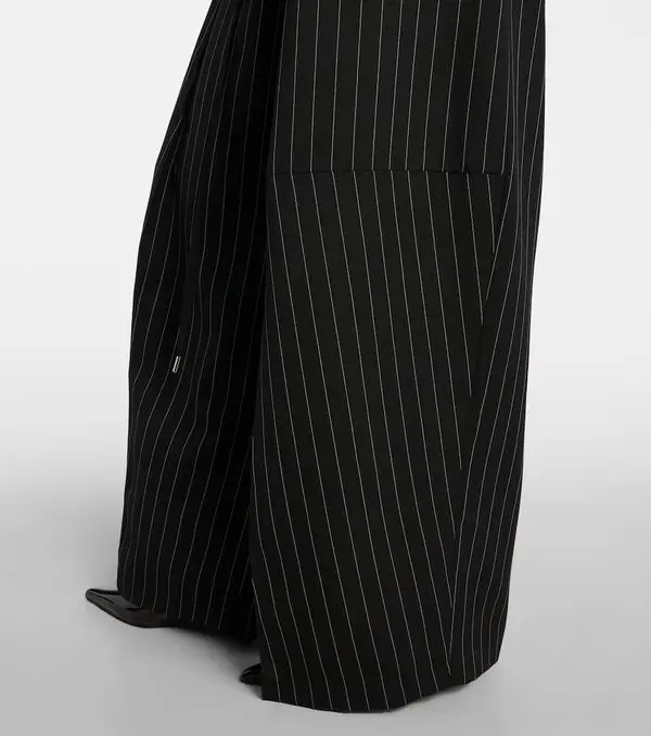 JEAN PAUL GAULTIER Corset-detail Wide-leg Pants