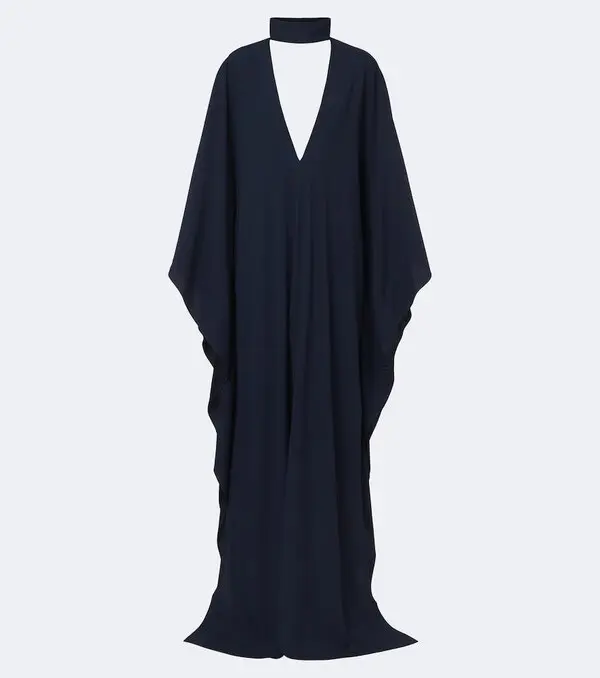 TALLER MARMO Ooo" Crepe Cady Kaftan - Blue