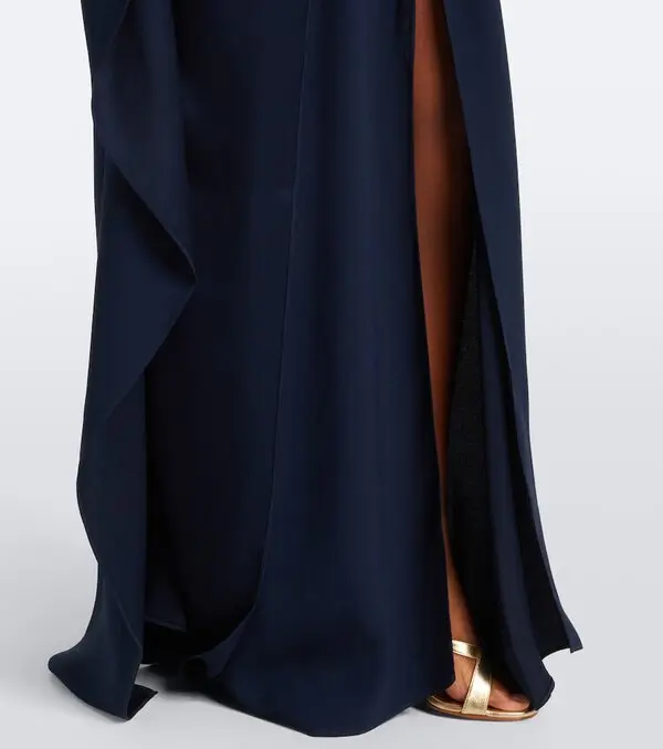 TALLER MARMO Ooo Crêpe Cady Kaftan - Blue