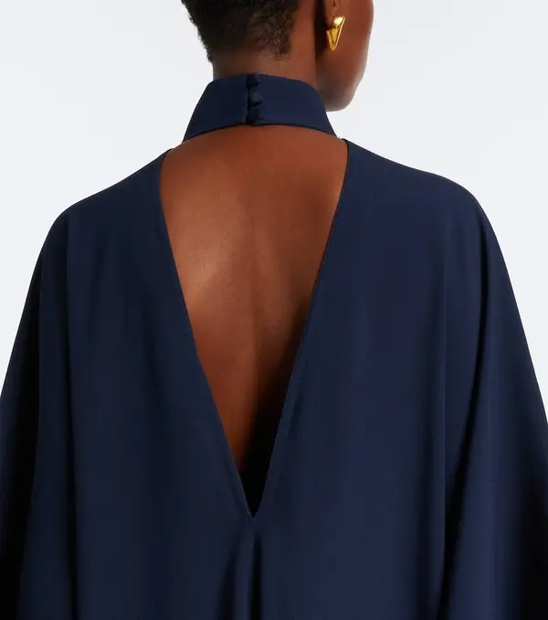 TALLER MARMO Ooo Crêpe Cady Kaftan - Blue