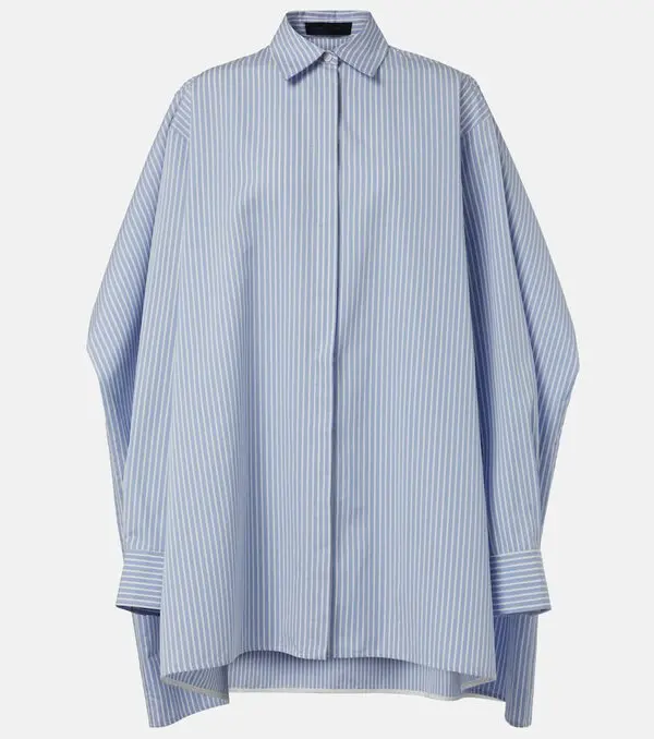 Proenza Schouler Isla Striped Mini Dress - Blue