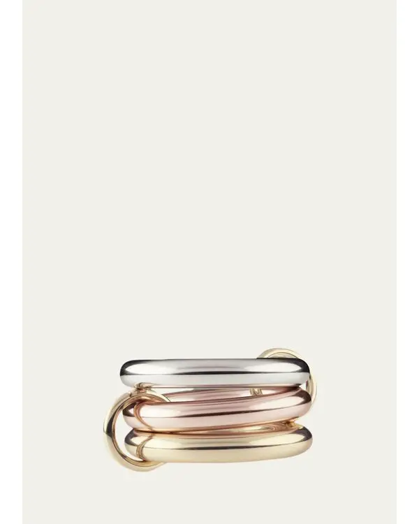SPINELLI KILCOLLIN 18k Bicolor 3-link Ring - Multi