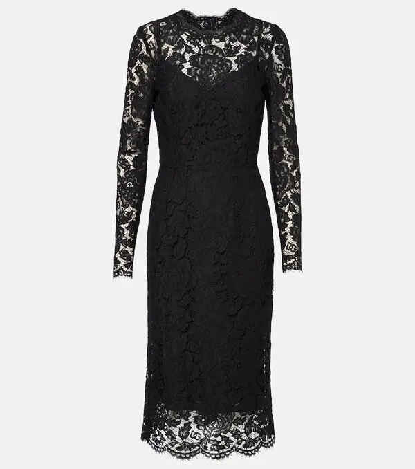 Dolce & Gabbana Lace Midi Dress