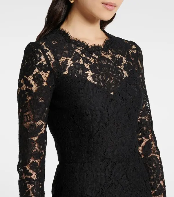 Dolce & Gabbana Lace Midi Dress