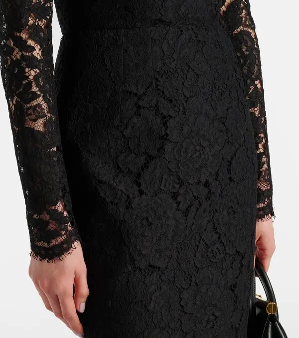 Dolce & Gabbana Lace Midi Dress
