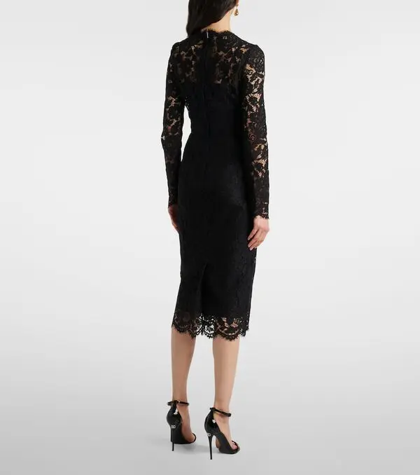 Dolce & Gabbana Lace Midi Dress