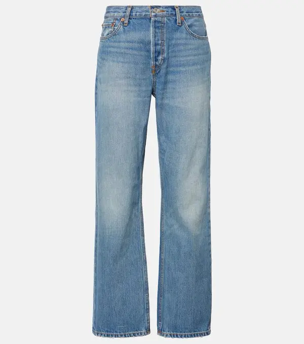 RE/DONE The Standard Mid-rise Straight Leg Jeans