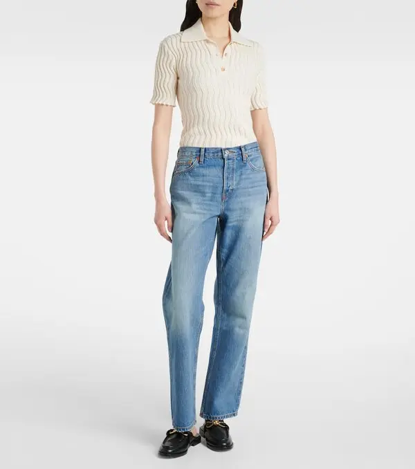 RE/DONE The Standard Mid-rise Straight Leg Jeans
