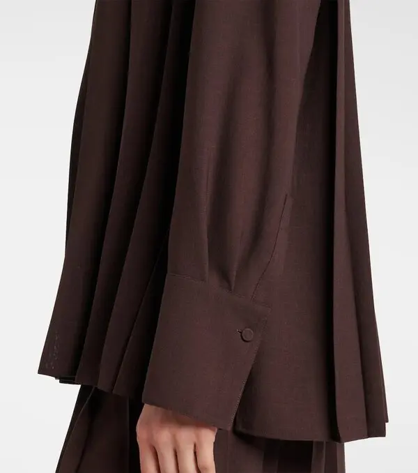 JOSEPH Malte Plisse Blouse
