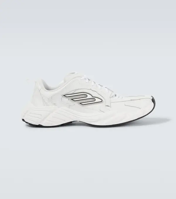 Balenciaga Monday Leather Sneakers