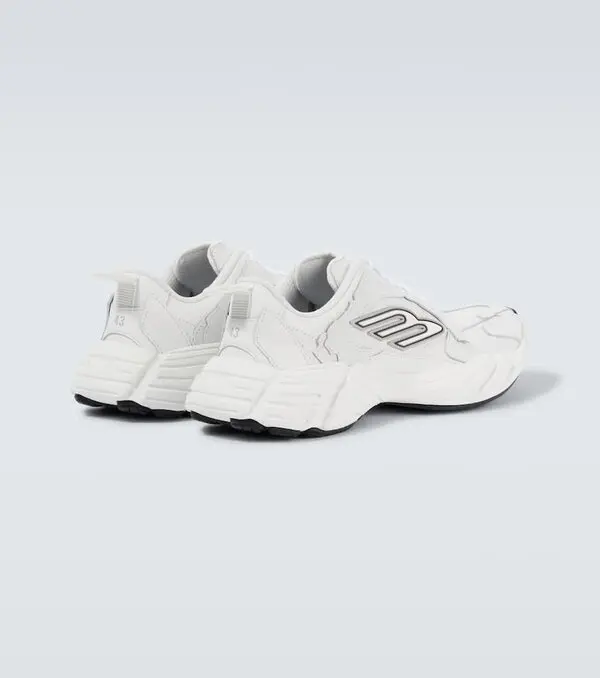 Balenciaga Monday Leather Sneakers