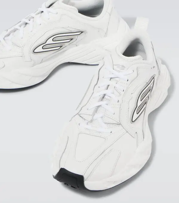 Balenciaga Monday Leather Sneakers