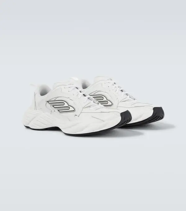 Balenciaga Monday Leather Sneakers