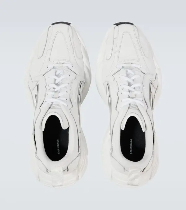 Balenciaga Monday Leather Sneakers