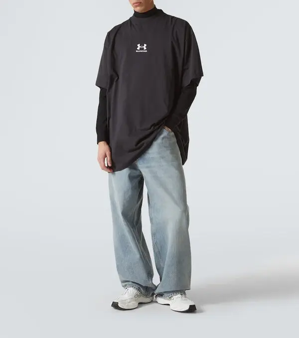 Balenciaga Monday Leather Sneakers