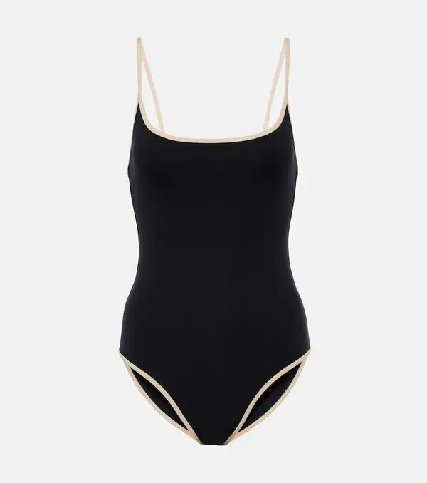 TOTEME Scoop Neck One Piece Swimsuit - Black