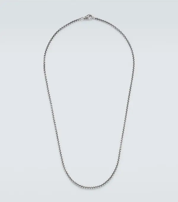 David Yurman Sterling Box Chain Necklace