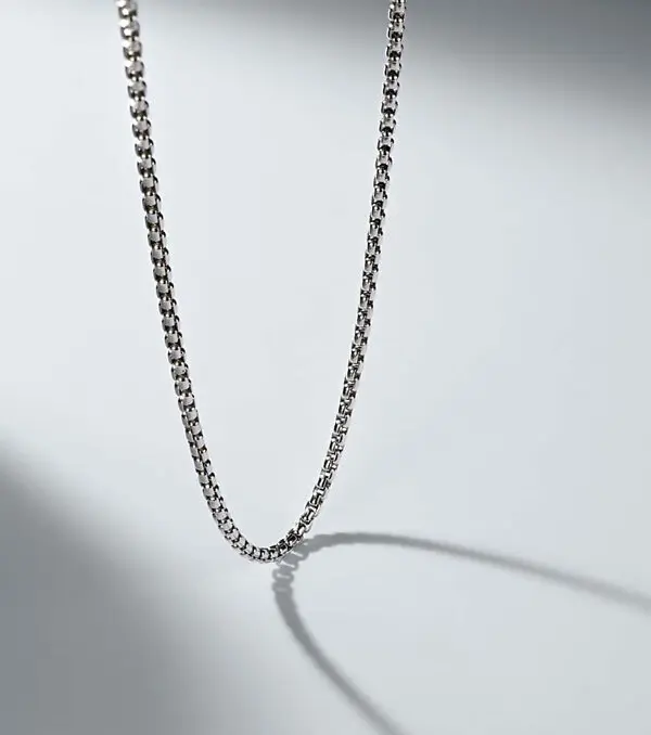 David Yurman Sterling Box Chain Necklace