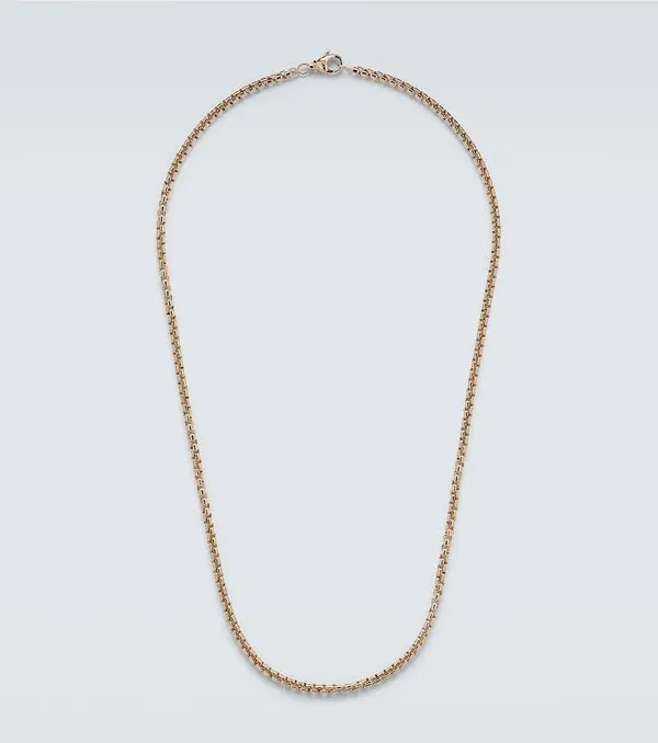 David Yurman 18kt Yellow Box Chain Necklace - Gold
