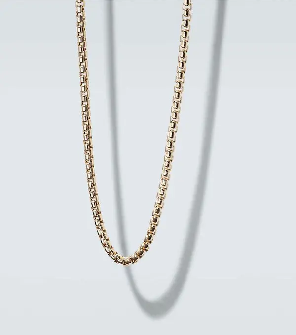 David Yurman 18kt Yellow Box Chain Necklace
