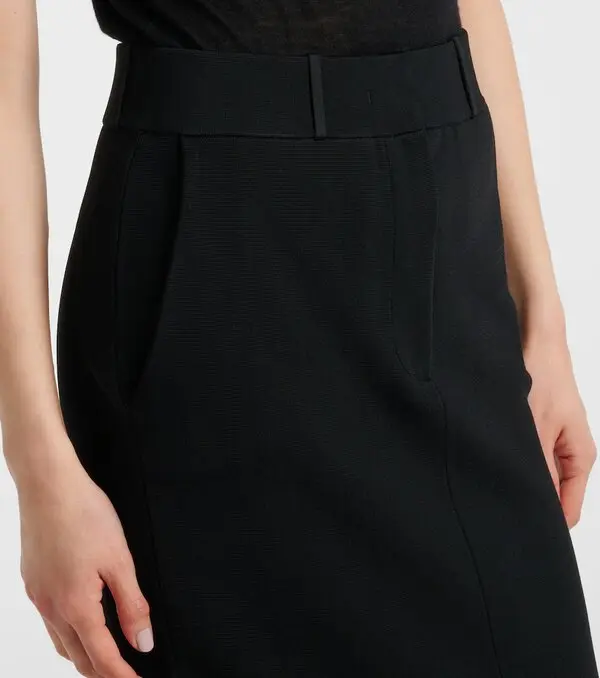 JOSEPH Knitted Mid-rise Maxi Skirt