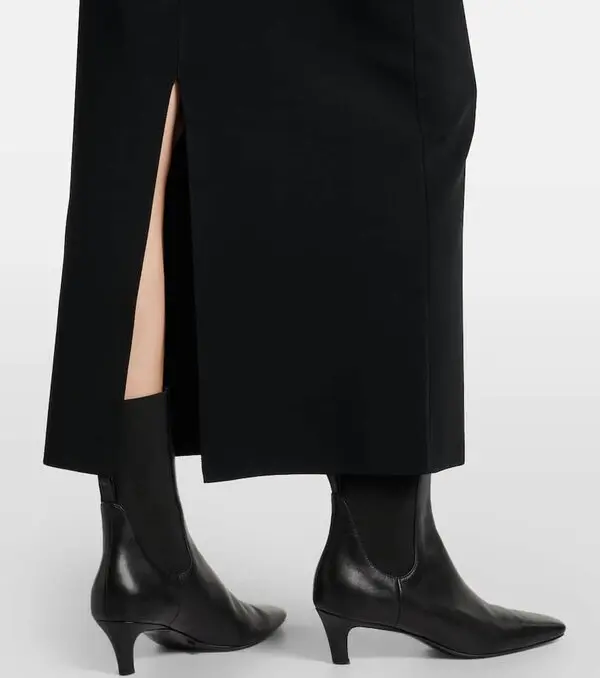 JOSEPH Knitted Mid-rise Maxi Skirt