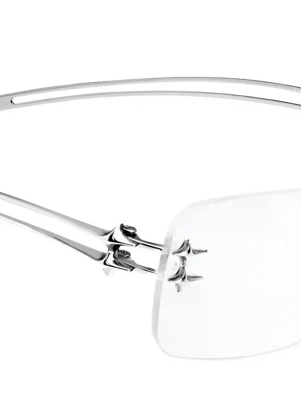 Gentle Monster Tetra 02 Sunglasses - Silver | Editorialist