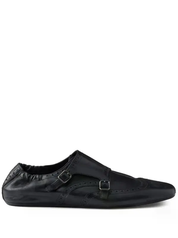 Prada Shuffle Monk Shoes - Black