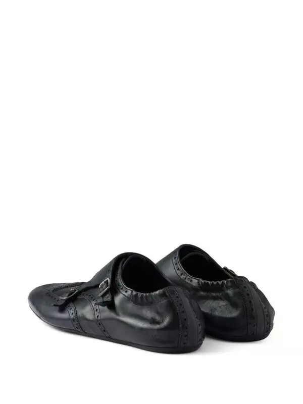 Prada Shuffle Monk Shoes - Black