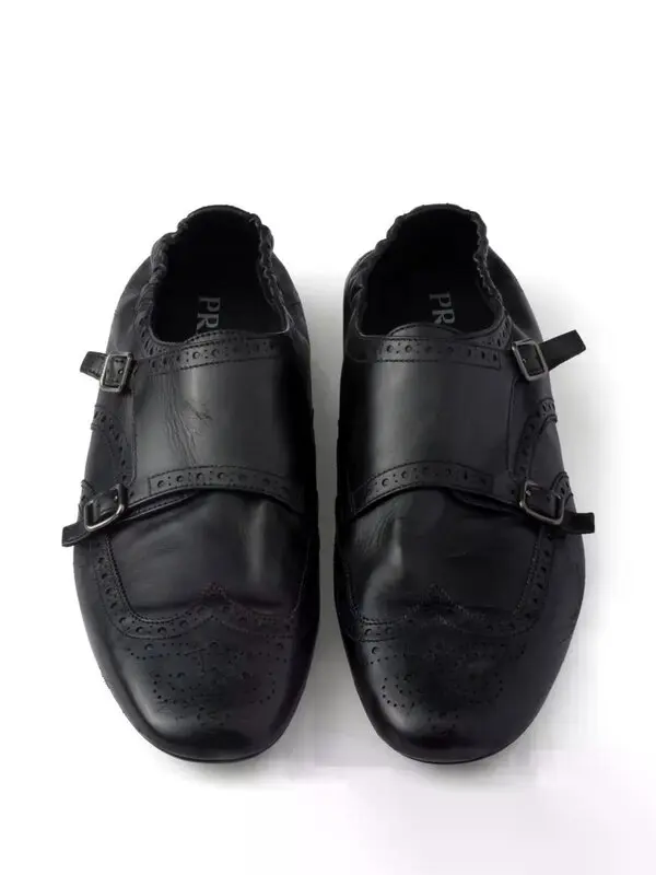 Prada Shuffle Monk Shoes - Black