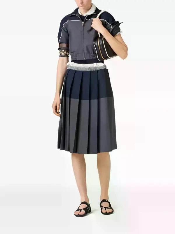 Miu Miu Pleated Knee-length Skirt