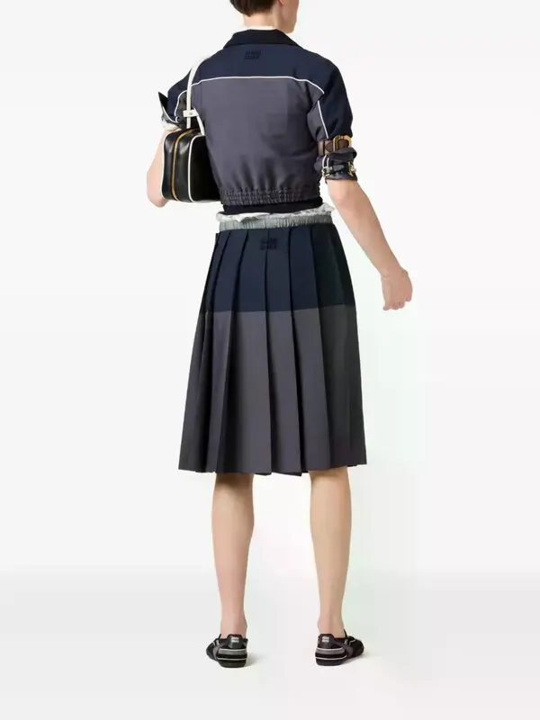 Miu Miu Pleated Knee-length Skirt