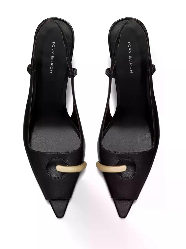Tory Burch Pierced Leather Pumps