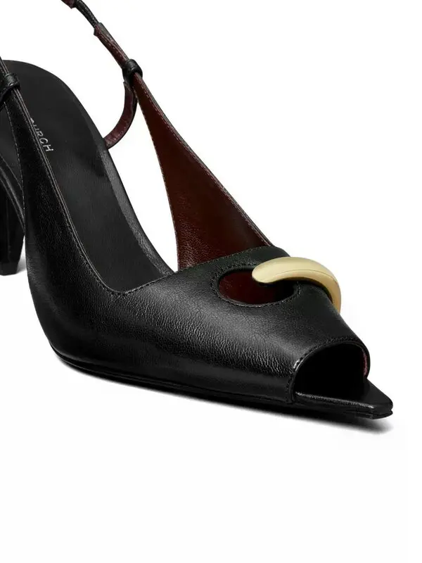 Tory Burch Pierced Leather Pumps
