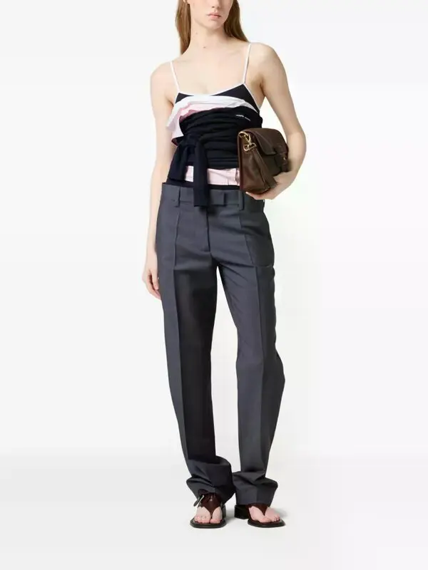 Miu Miu Pressed-crease Trousers