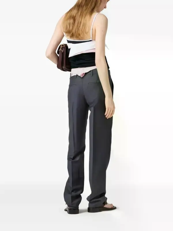 Miu Miu Pressed-crease Trousers