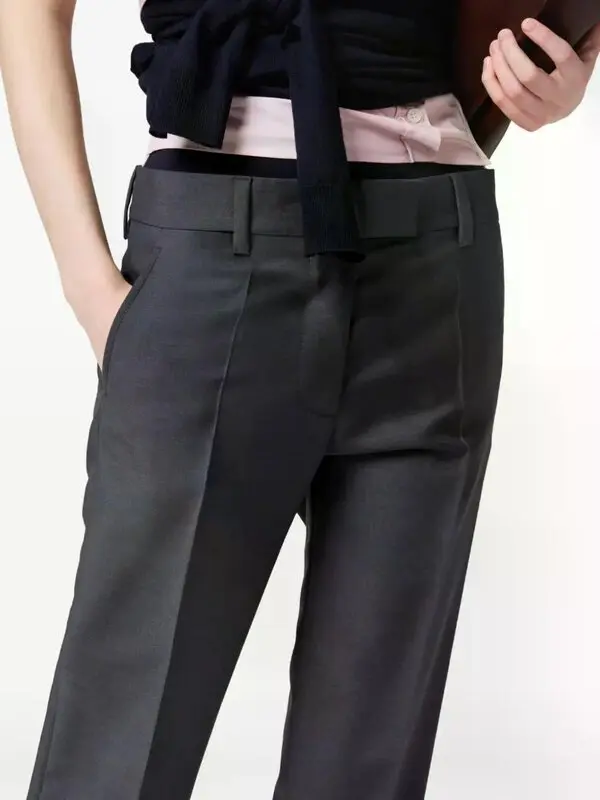 Miu Miu Pressed-crease Trousers