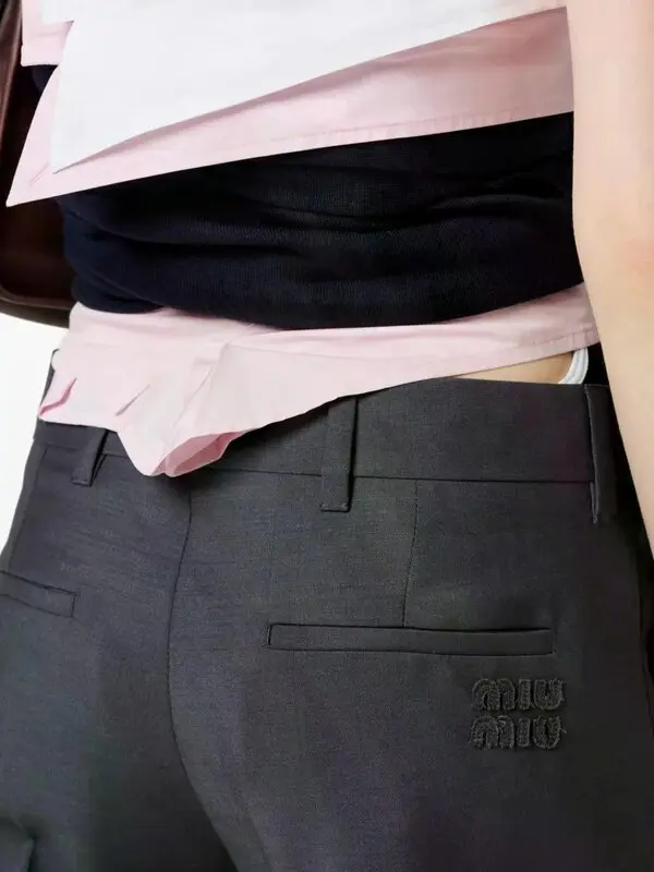 Miu Miu Pressed-crease Trousers