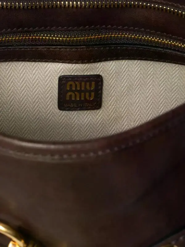 Miu Miu Aventure Shoulder Bag - Brown