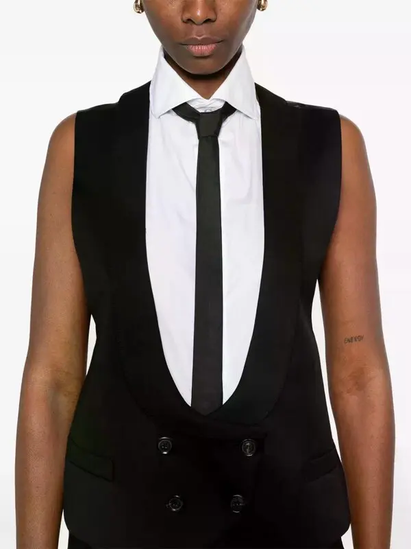 Moschino Scoop-neck Waistcoat